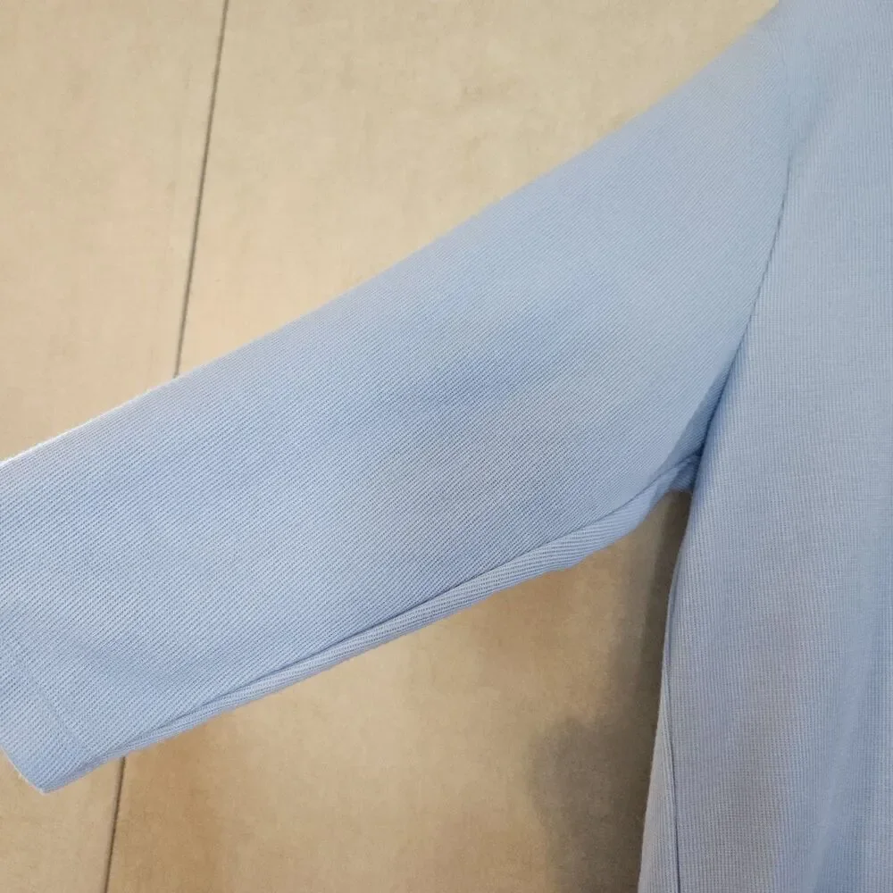 Taylor | Tops | Carolyn Taylor For By Design Blue Waffle Knit Tunic Top ...